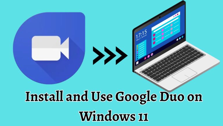 How to Install and Use Google Duo on Windows 11?